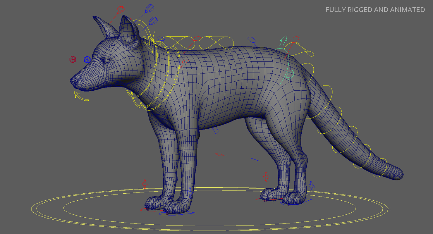 Buy Fox 3D Models Online | Fox 3D Models Download | Massimo Righi