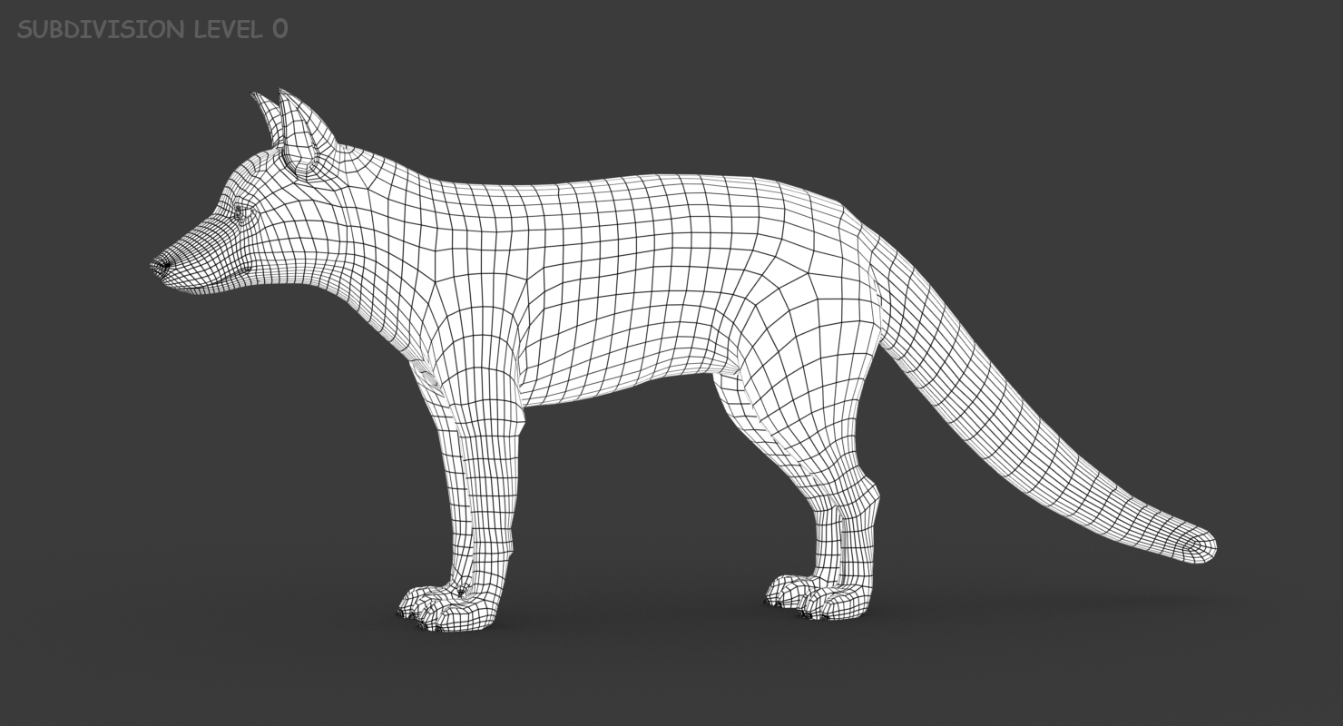 Buy Fox 3D Models Online | Fox 3D Models Download | Massimo Righi