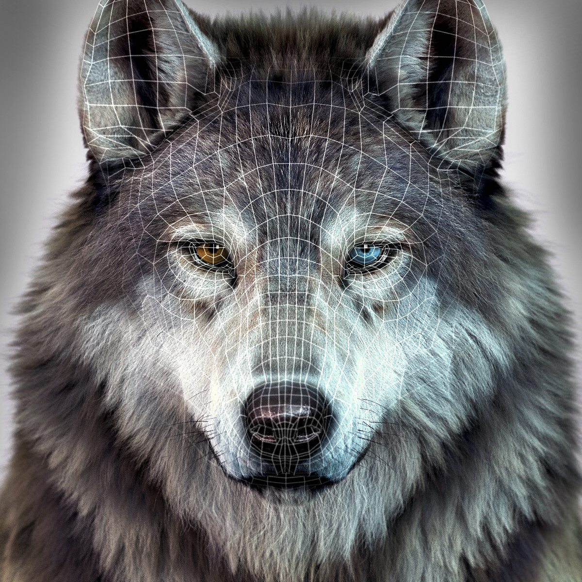 Wolf Front View