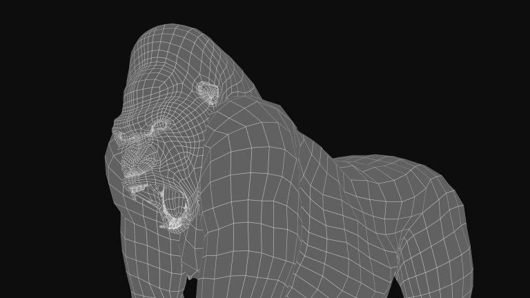 Buy Gorilla (RIG) Online | 3D Models Online | Massimorighi.com