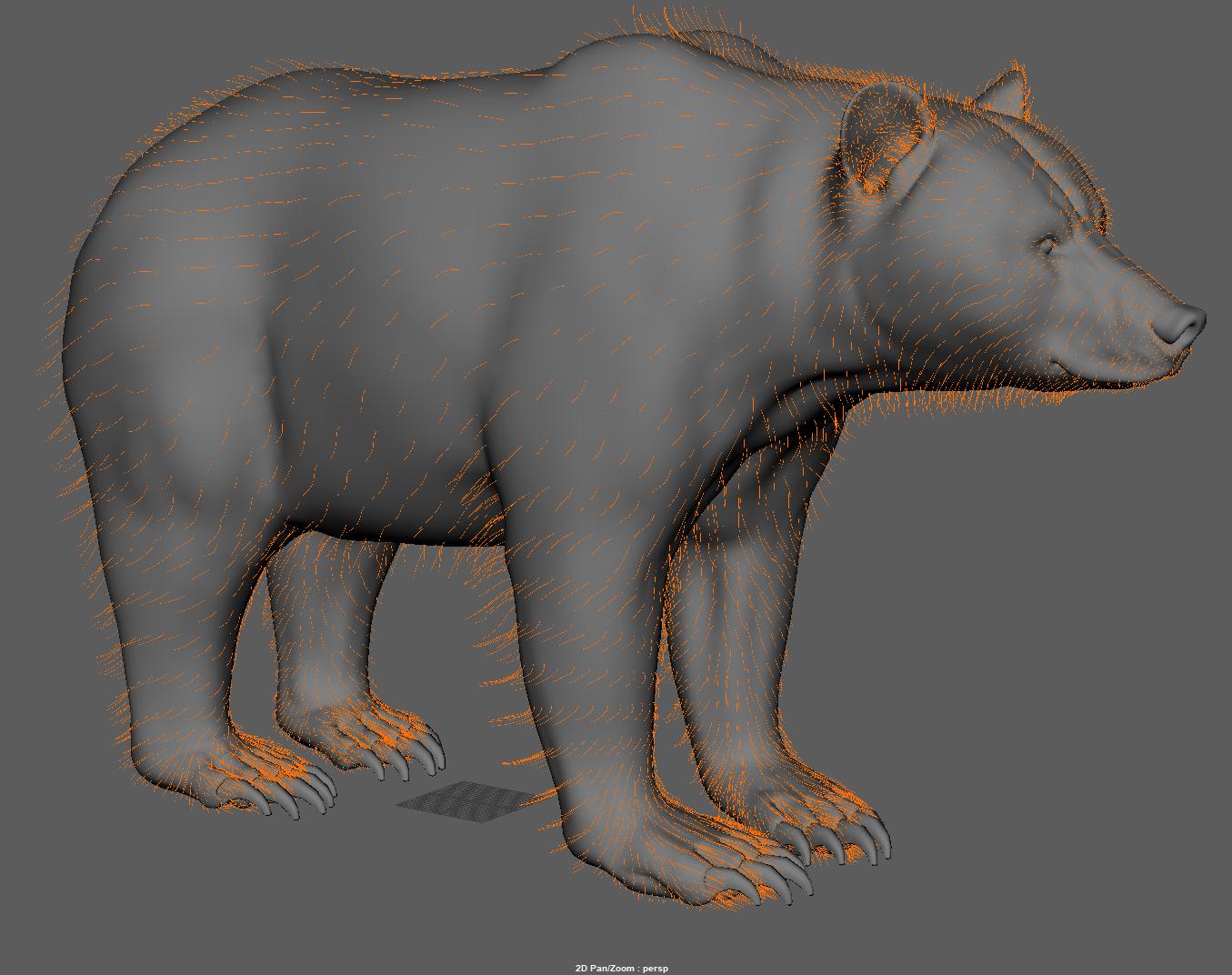 Bear (xgen-core) Online | Massimo Righi 3D Models