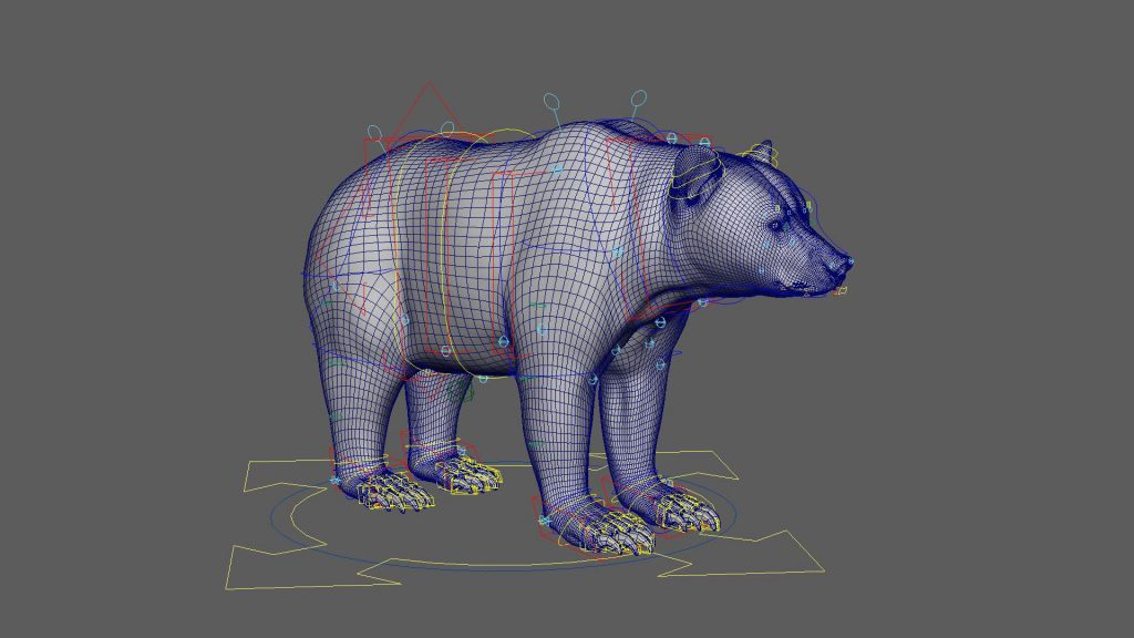 Bear RIG (xgen-core) Online | Massimo Righi 3D Models