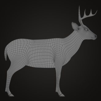 Buy Deer (RIG) (XGEN-CORE) 3D Models Online | Massimo Righi