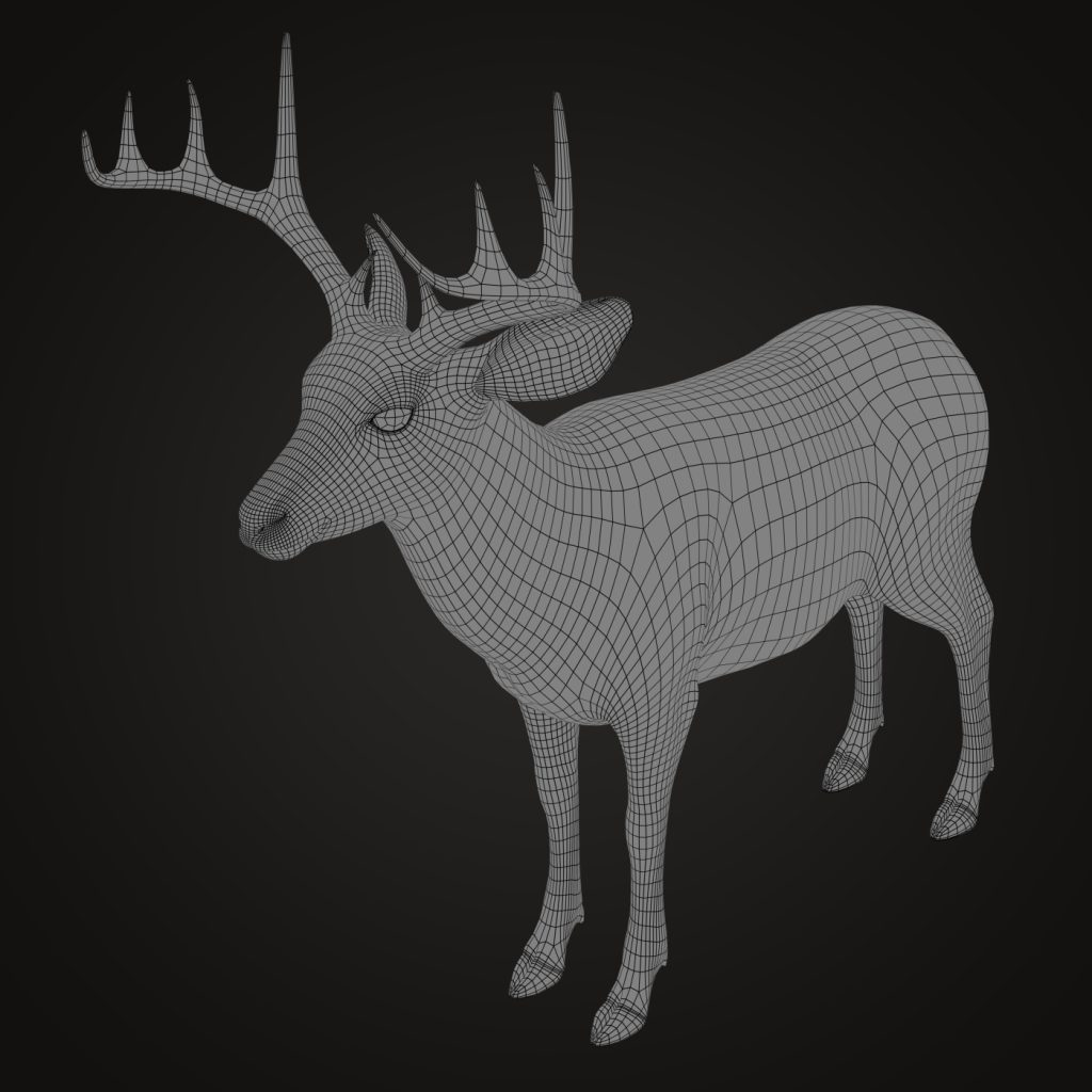 Buy Deer (RIG) (XGEN-CORE) 3D Models Online | Massimo Righi