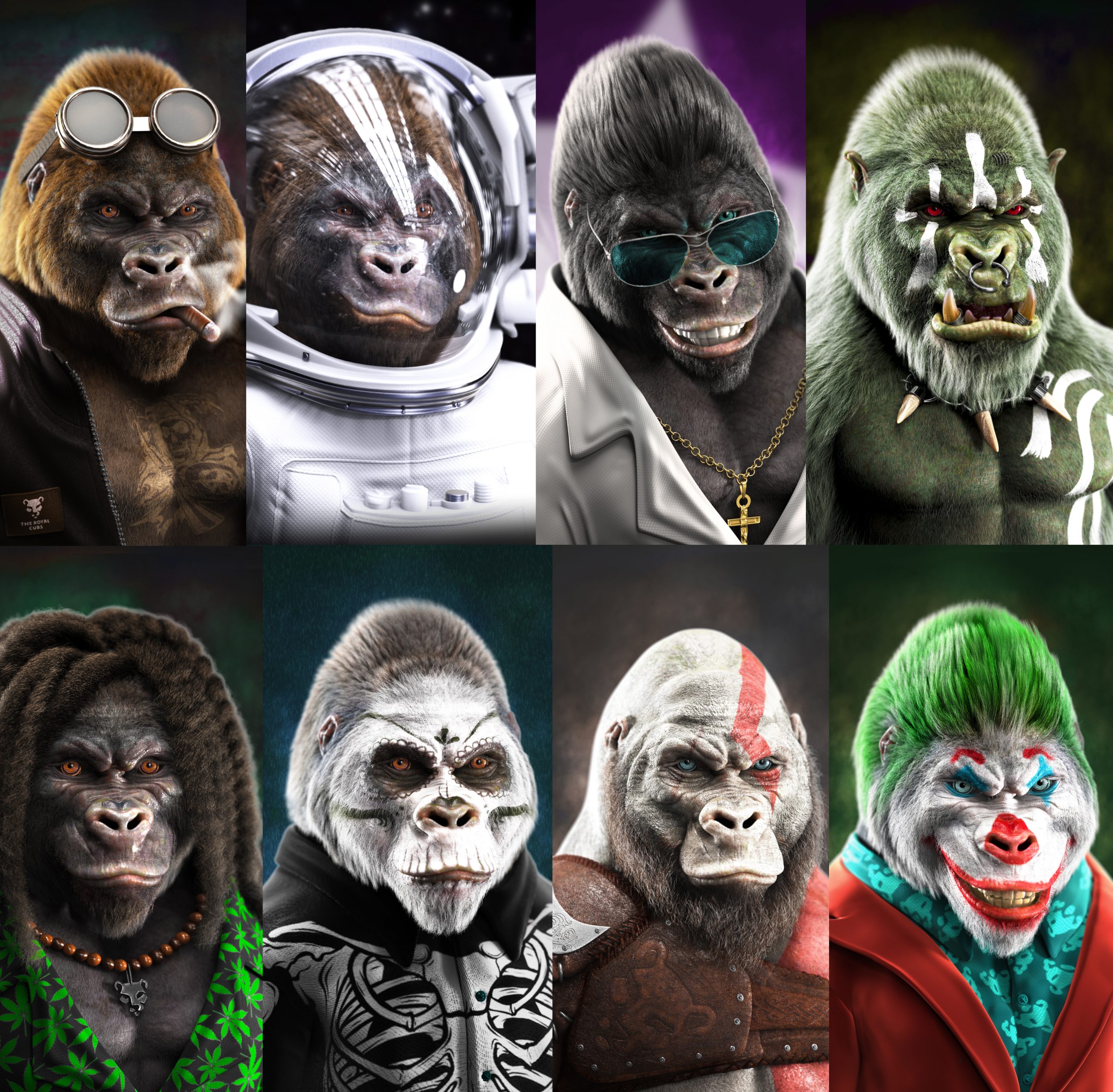 Gorilla Characters 3D Model Online | Massimo Righi