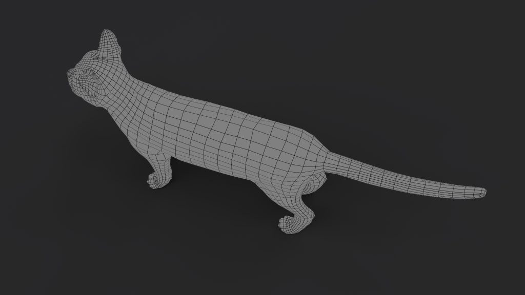 Black Cat RIG (Xgen-core) Online | Massimo Righi 3D Models