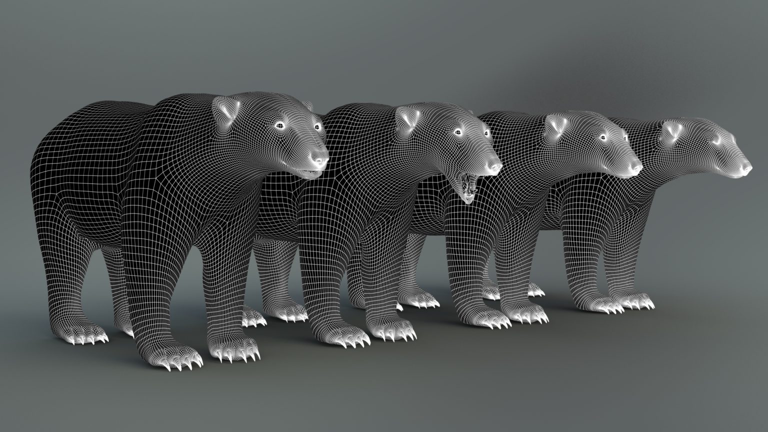Polar Bear Animated Online | Buy 3D Models Online