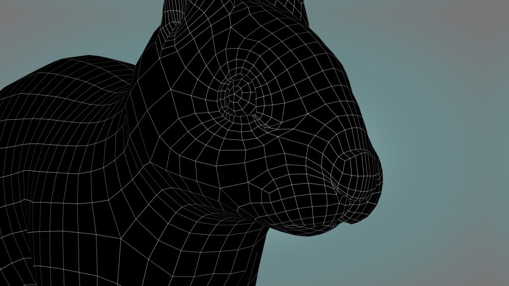 Spotted Rabbit Animated ( XGEN-CORE ) 3D Model Online | Rabbit 3D Model ...