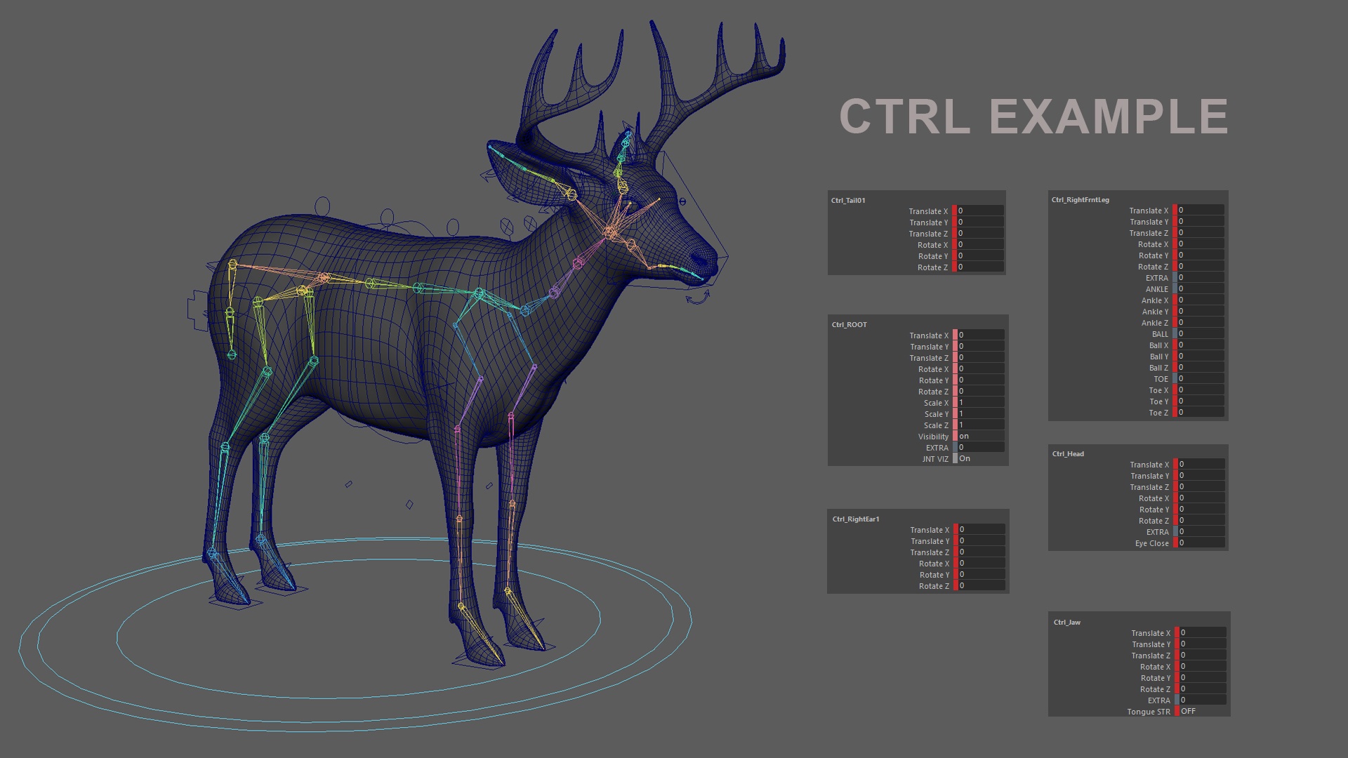Deer Animated online | Buy 3D Models Online
